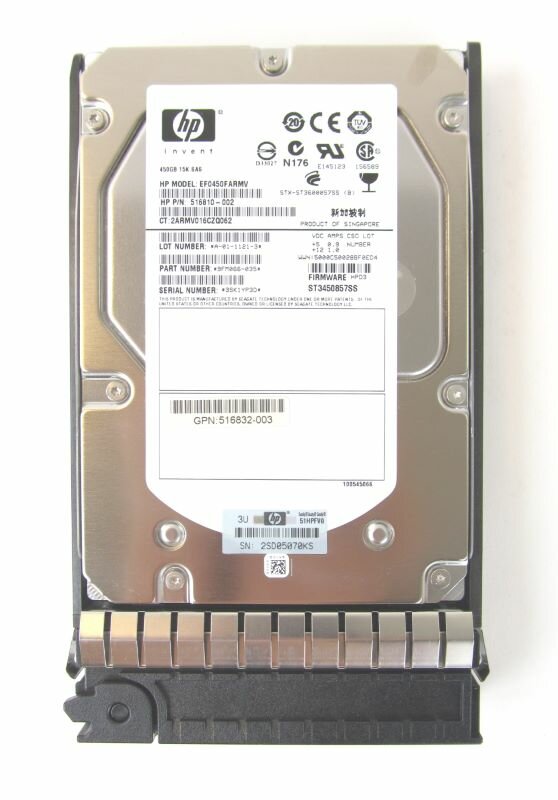 Жесткий диск HP 516816-B21 450Gb SAS 3,5" HDD