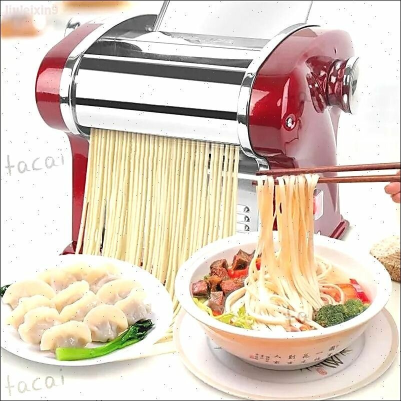 Тестораскатка лапшерезка электрическая настольная с одним ножом-