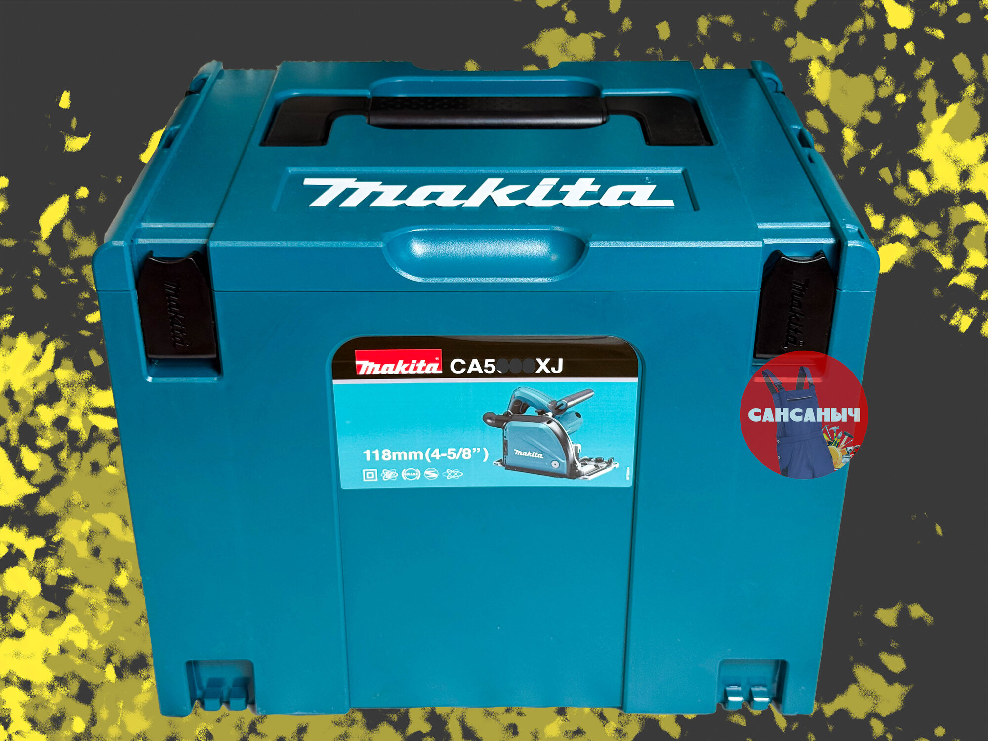 Дисковая сетевая пила Makiita CA5000XJ в кейсе, 2.5м, по алюминию