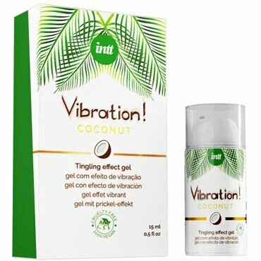 Возбуждающий гель с ароматом кокоса Vibration Coconut - 15 мл. (INTT, Бразилия)