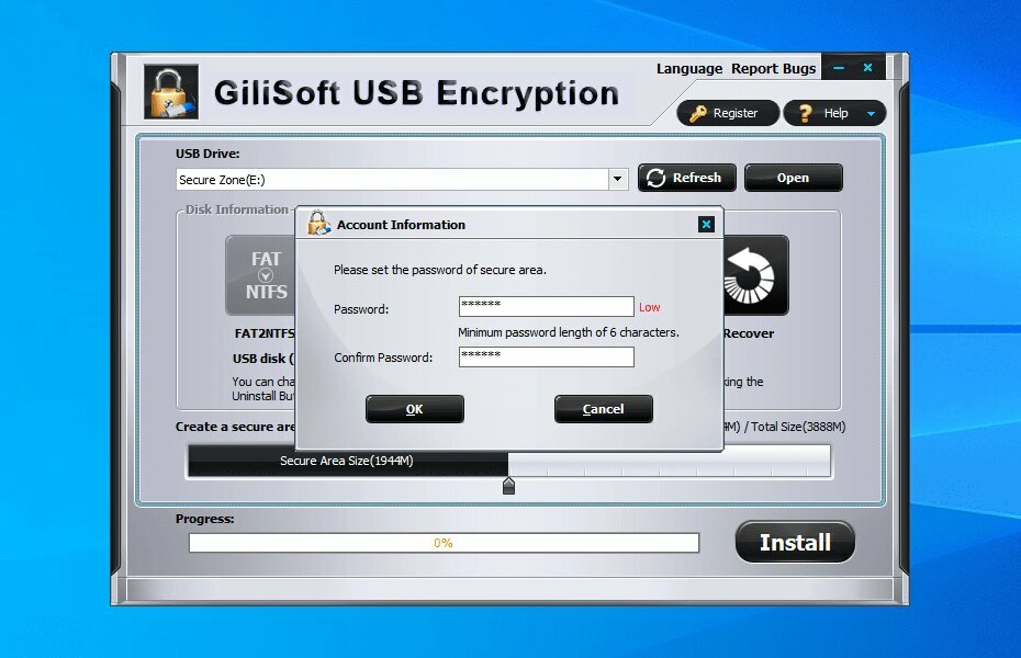 Gilisoft USB Encryption Ключ • Цифровой ключ • регион Весь мир