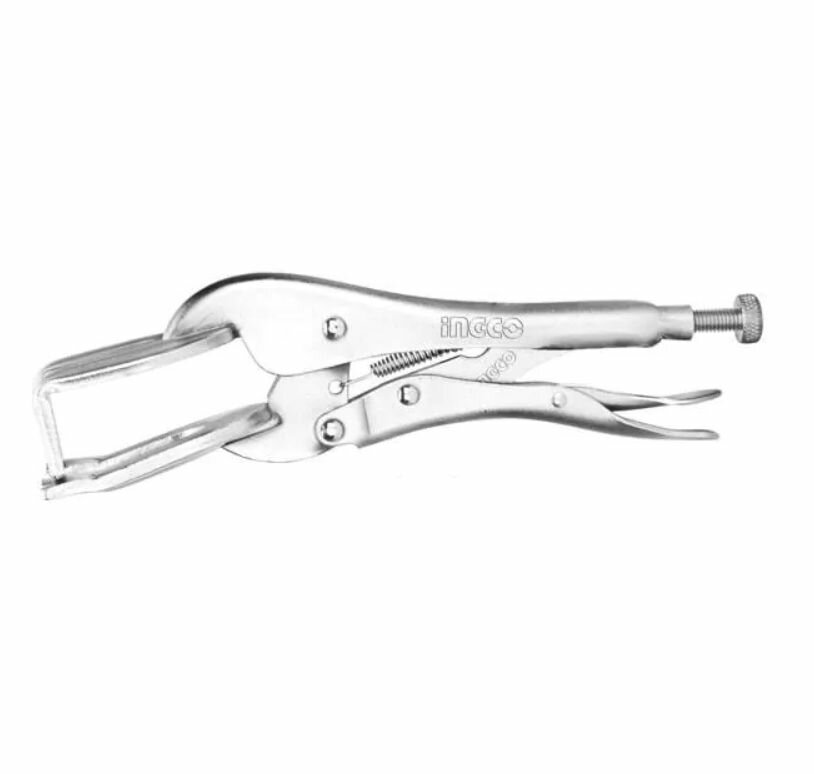 Клещи зажимные INGCO с фиксатором 250мм HWP0210