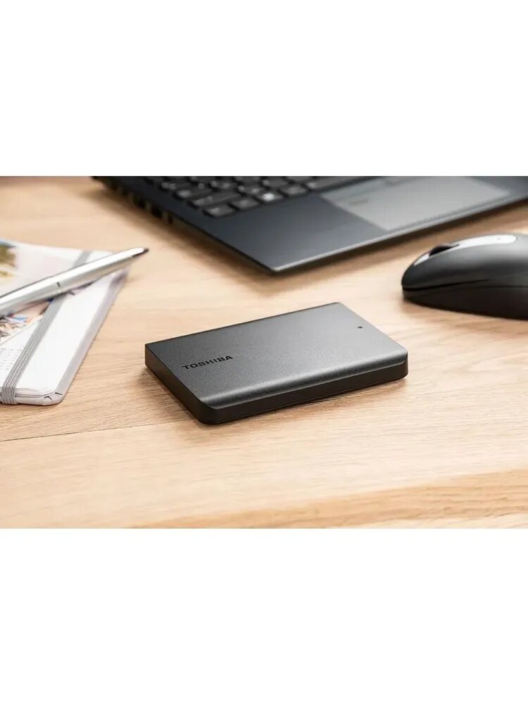 Внешний жесткий диск TOSHIBA Canvio Basics 500 ГБ, портативный, черный