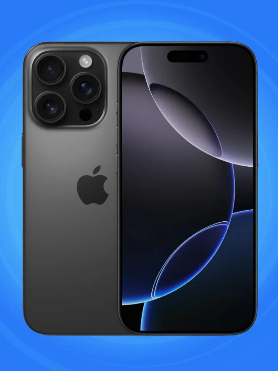 Смартфон iPhone 16 Pro 256 Gb, Black, 2 sim