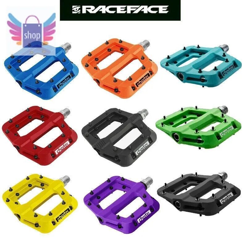 Race Face Chester BMX педали, красные, 125мм длина, для горного велосипеда с прямым креплением — фото 1