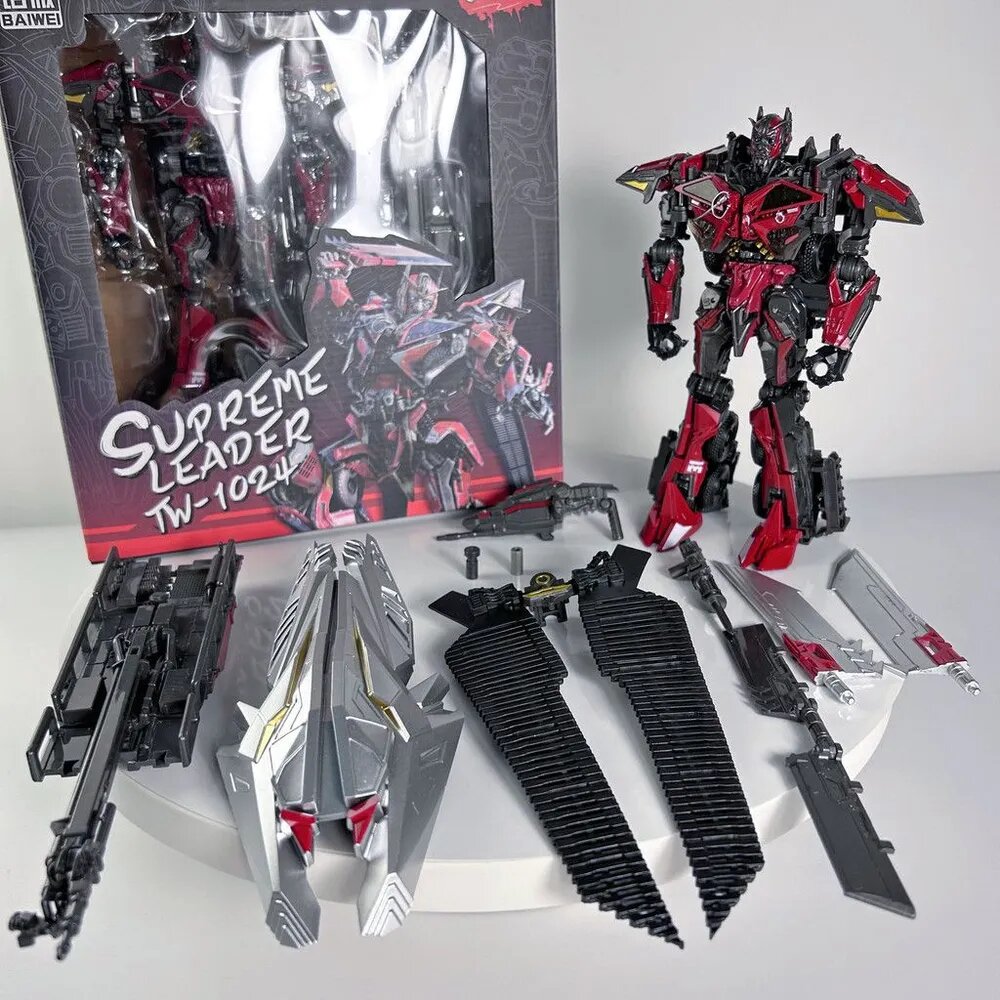 BAIWEI TW1024 Трансформер Sentinel Prime SS61 Fire Engine Truck Autobot Движущаяся Скульптура Пленки