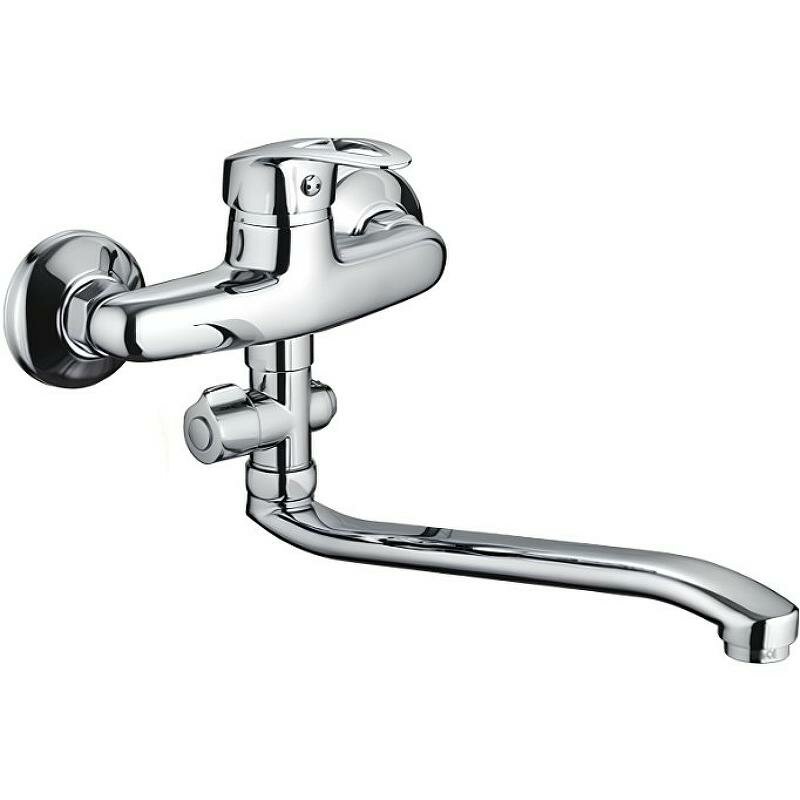 Смеситель для ванны Frap H39 F2139-B хром, универсальный, рычажное управление, силумин