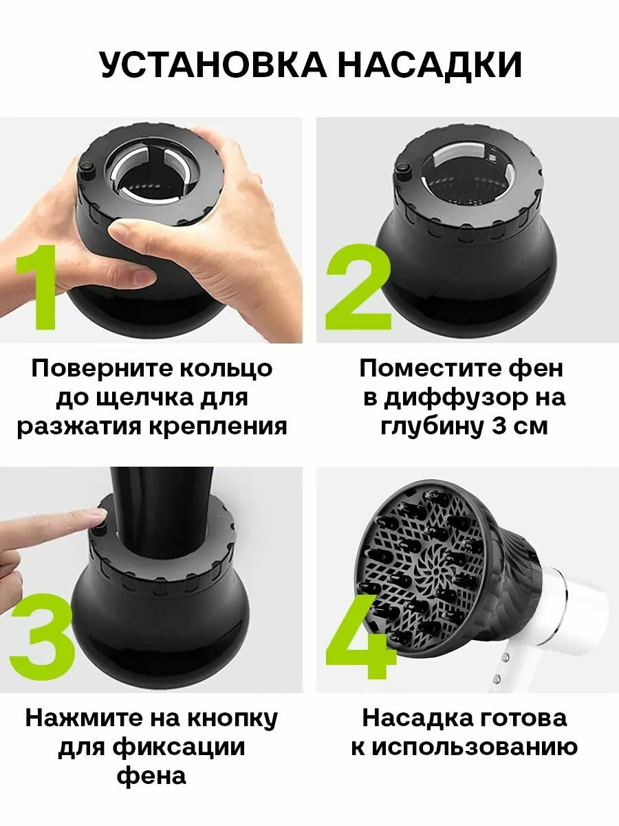 Диффузор насадка для фена — фото 1