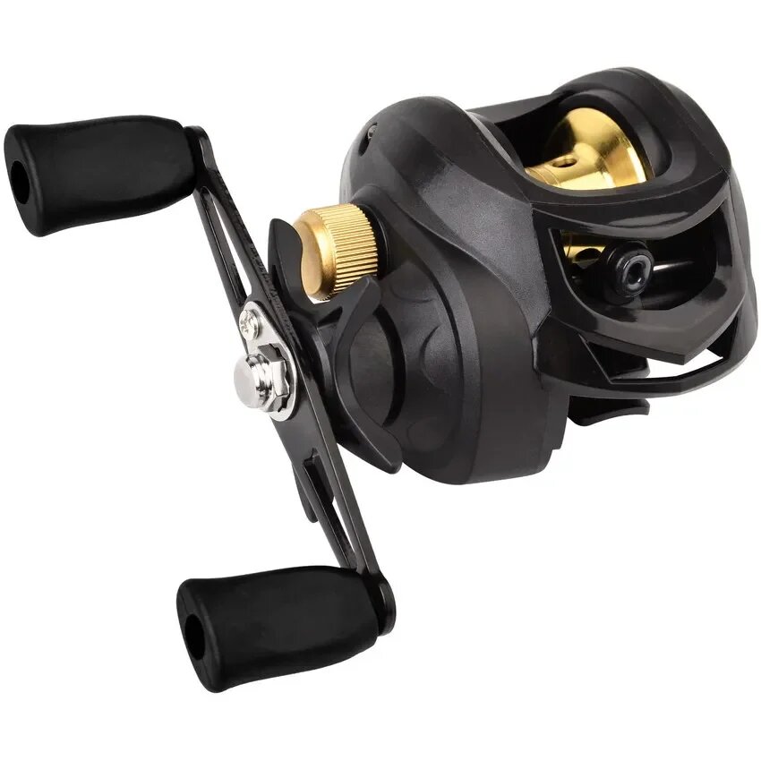 Рыболовная катушка Pesca 7,2:1 Черный, Левая рука, Gold Black
