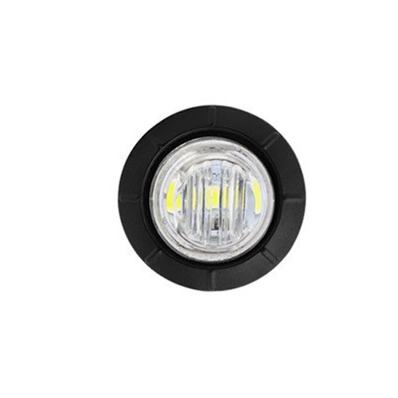 Светодиодный фонарь круглый белый 12V, 4шт