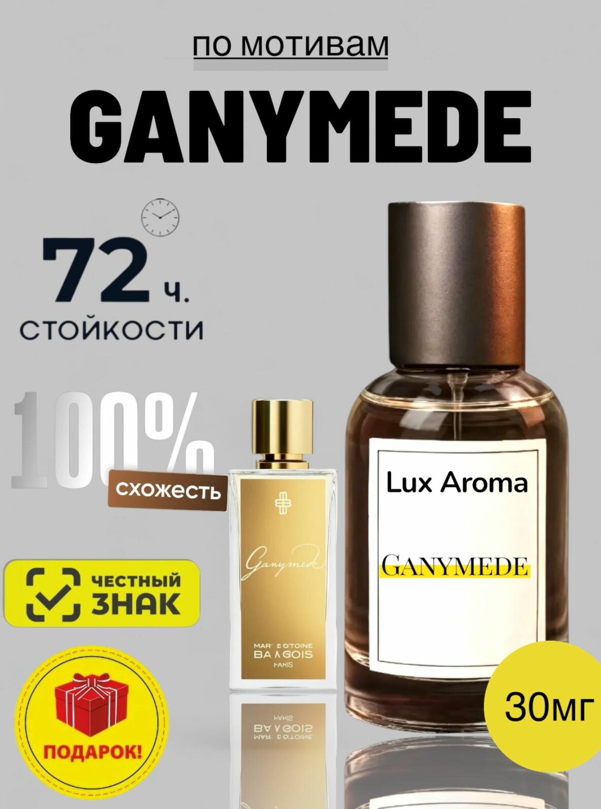 Ganymede Ганимед духи 30 мг стойкие Масляные Унисекс