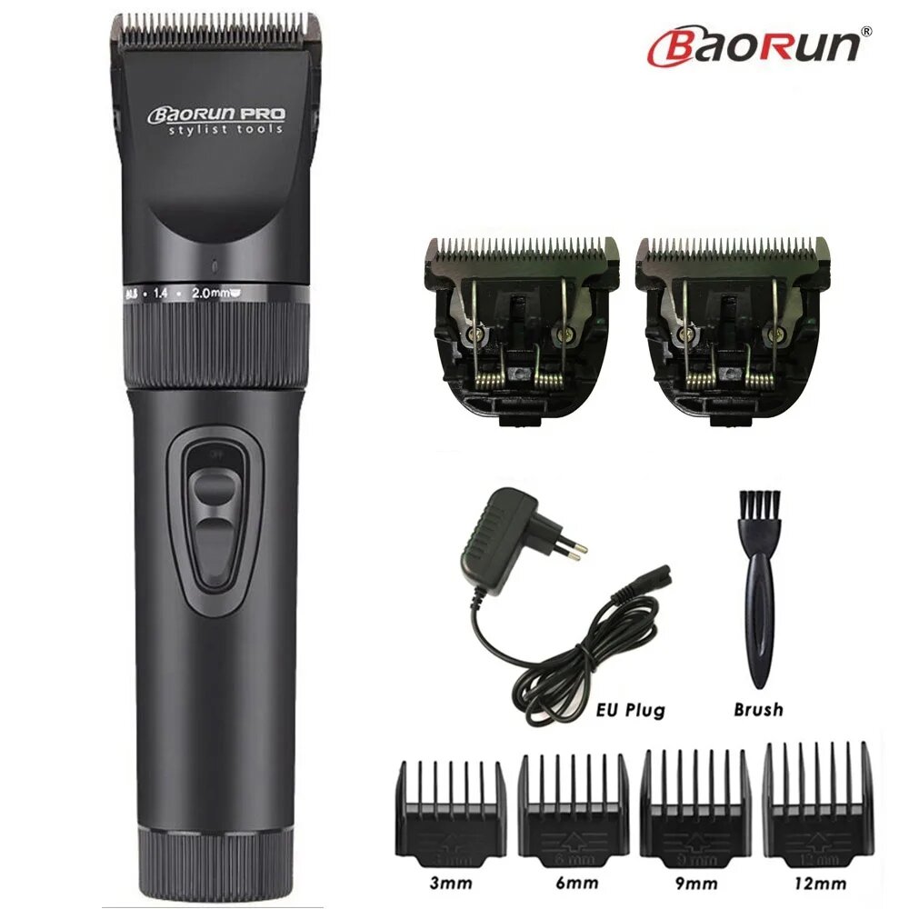 BaoRun профессиональный триммер для волос No Box 2pcs Blades