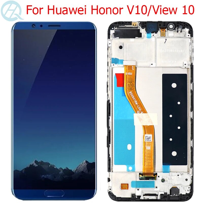 Дисплей для Huawei Honor View 10 Black With Frame 5.99"
