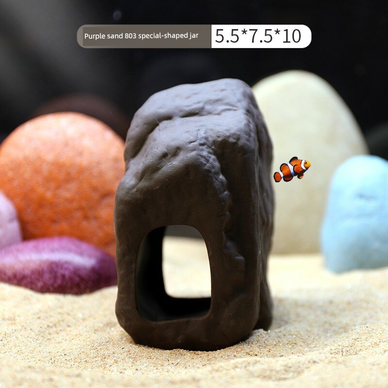 Керамическое укрытие для аквариума, домик для разведения креветок, гнездо для мелких рыб и креветок, маленькое