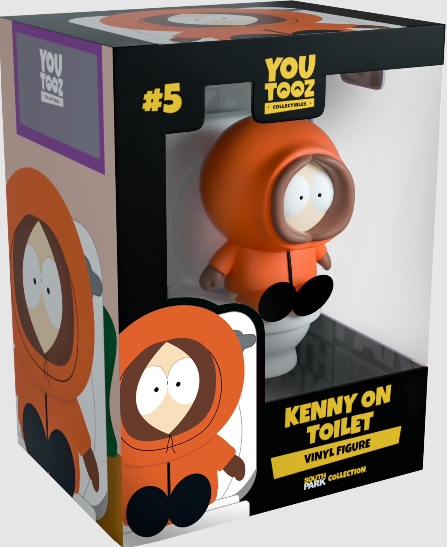 Коллекционная фигурка Youtooz Kenny on Toilet, виниловая фигурка Кенни из телешоу «Южный парк» из коллекции Youtooz South Park