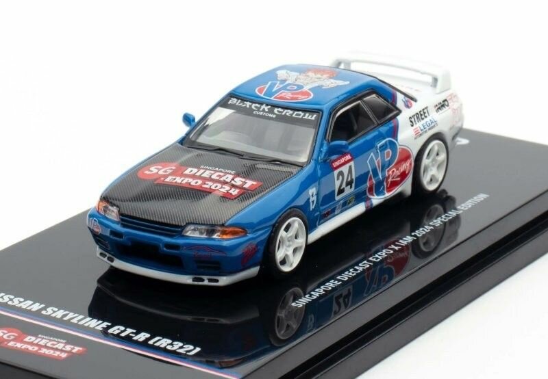 Коллекционная машинка INNO 1:64 NISSAN SKYLINE GT-R (R32) 2024