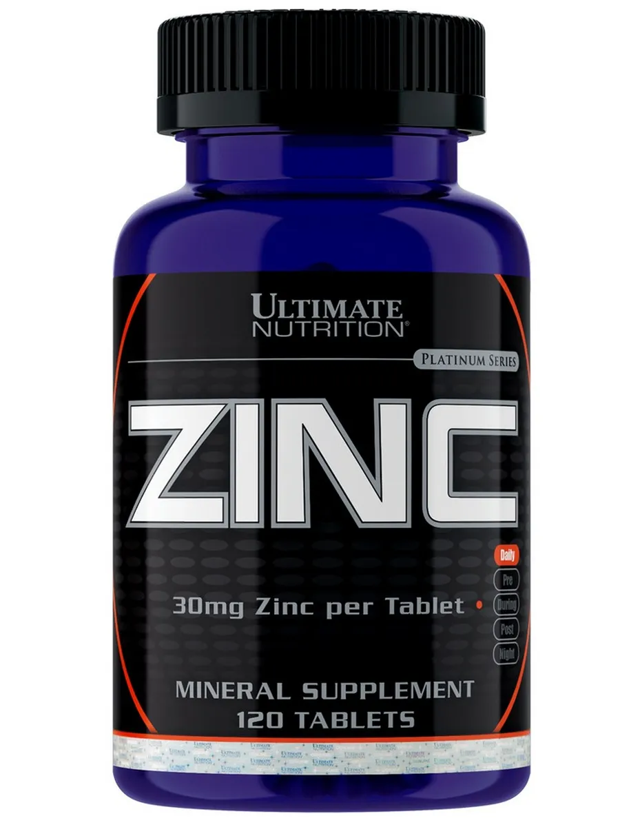 Ultimate Nutrition Zinc 30мг 120 таблеток