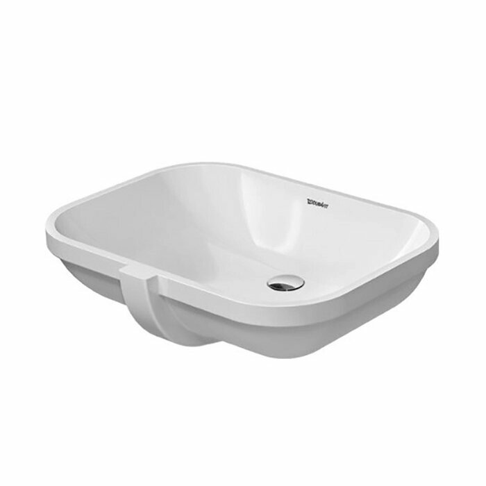 Раковина Duravit D-Code 0338560000 встраиваемая снизу 56х40см, без отв, цвет белый