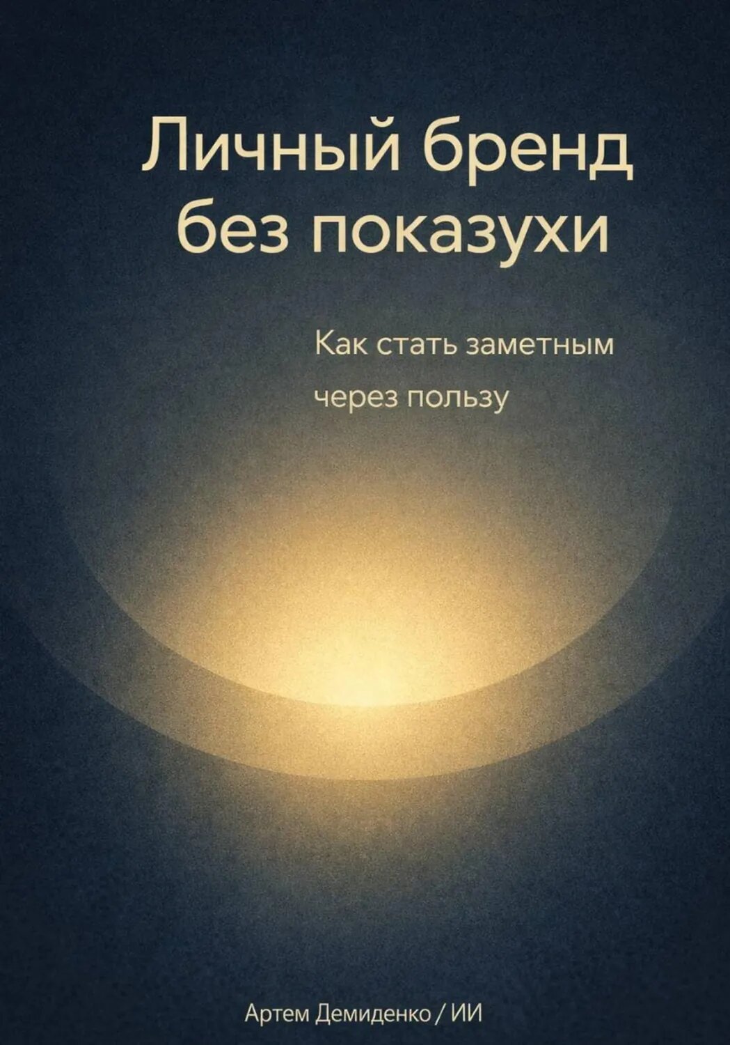 Личный бренд без показухи: Как стать заметным через пользу [Цифровая книга]