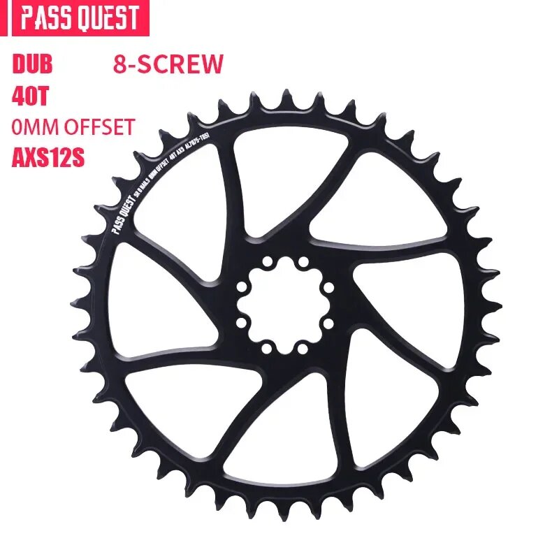 PASS QUEST 40T звезда AXS 8-Screw 0mm Offset