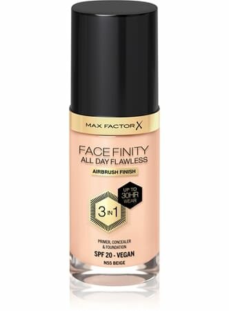 Тональный крем Max Factor Facefinity All Day Flawless, оттенок 55 бежевый, 30 мл