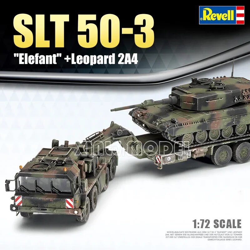Набор моделей танков Revell 03311 SLT 50-3 и Leopard 2A4 1/72