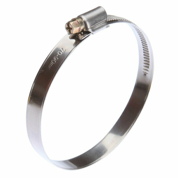Хомуты червячные из нержавеющей стали Fortisflex PL-12/W2 (d140-160 мм) (69024) (1 шт)