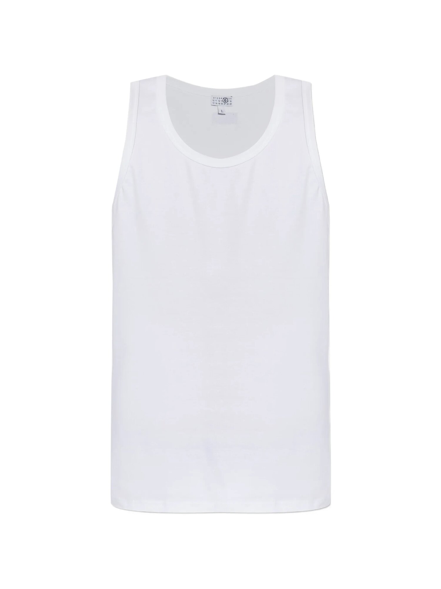 Жилет MM6 Logo-patch vest, размер L, white