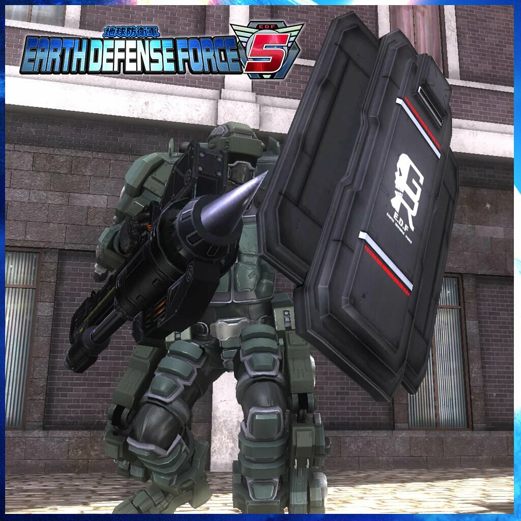 Дополнение EARTH DEFENSE FORCE 5 - Grim Reaper Shield, цифровое издание PlayStation 4, регион Турция / код пополнения баланса