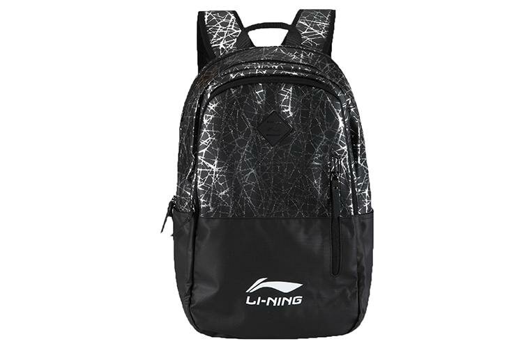 Рюкзак для тенниса и бадминтона унисекс LiNing черный с серебристой отделкой, 12548897