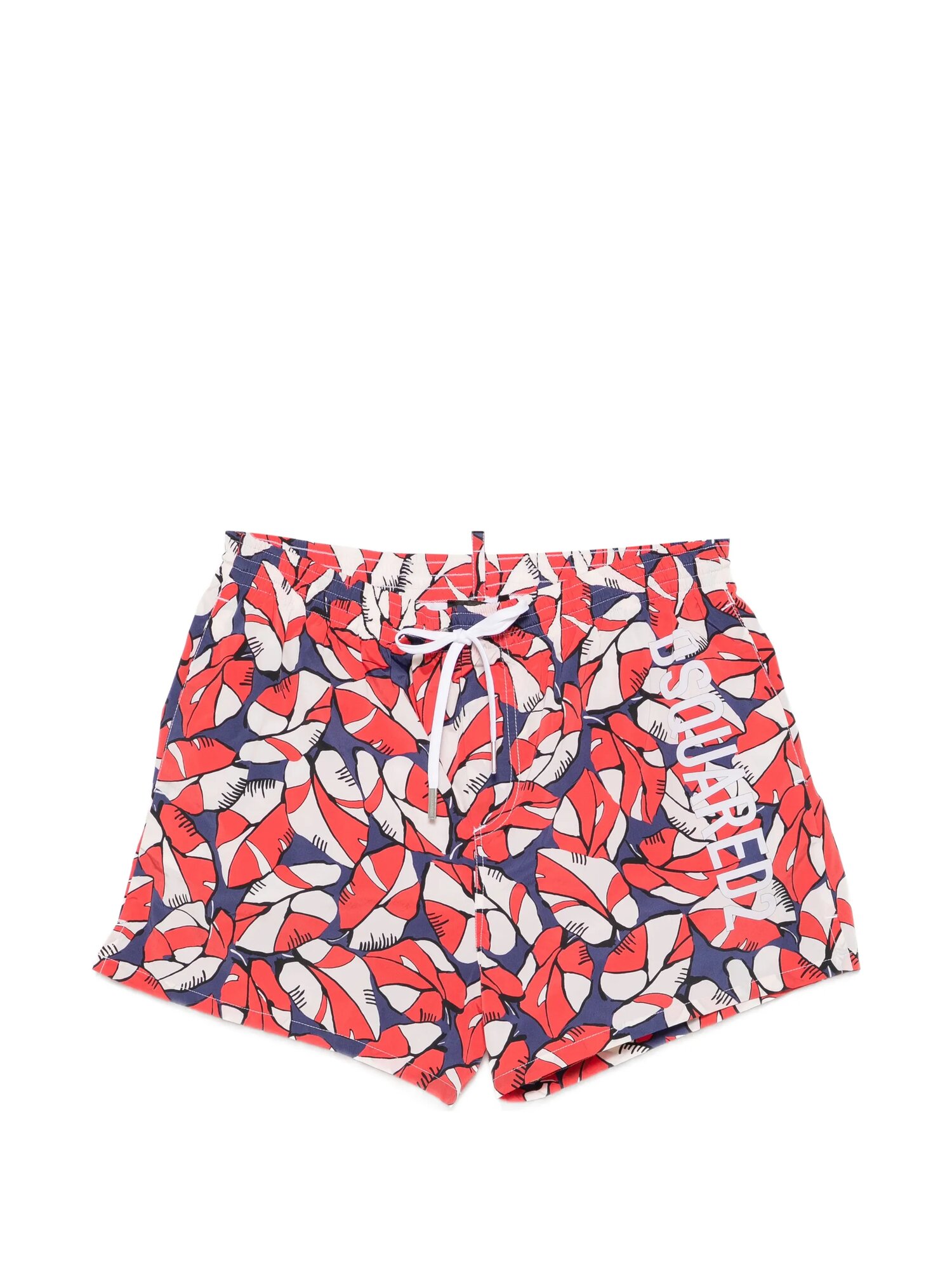 Шорты для плавания Leaf-print logo-print swim shorts