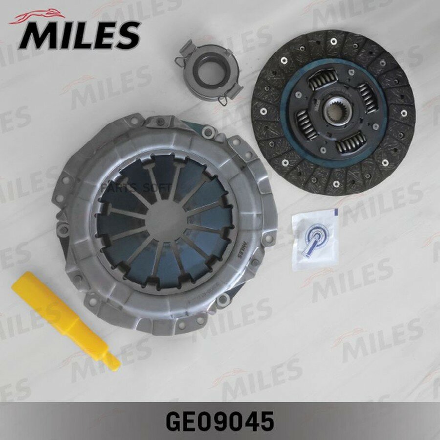 MILES GE09045 Сцепление к-т TOYOTA AURIS I/COROLLA 1.6 07- с подшипником ()