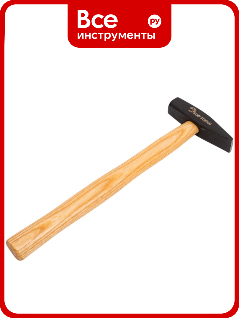Столярный молоток с деревянной рукояткой (300 г) Top Tools 02A203