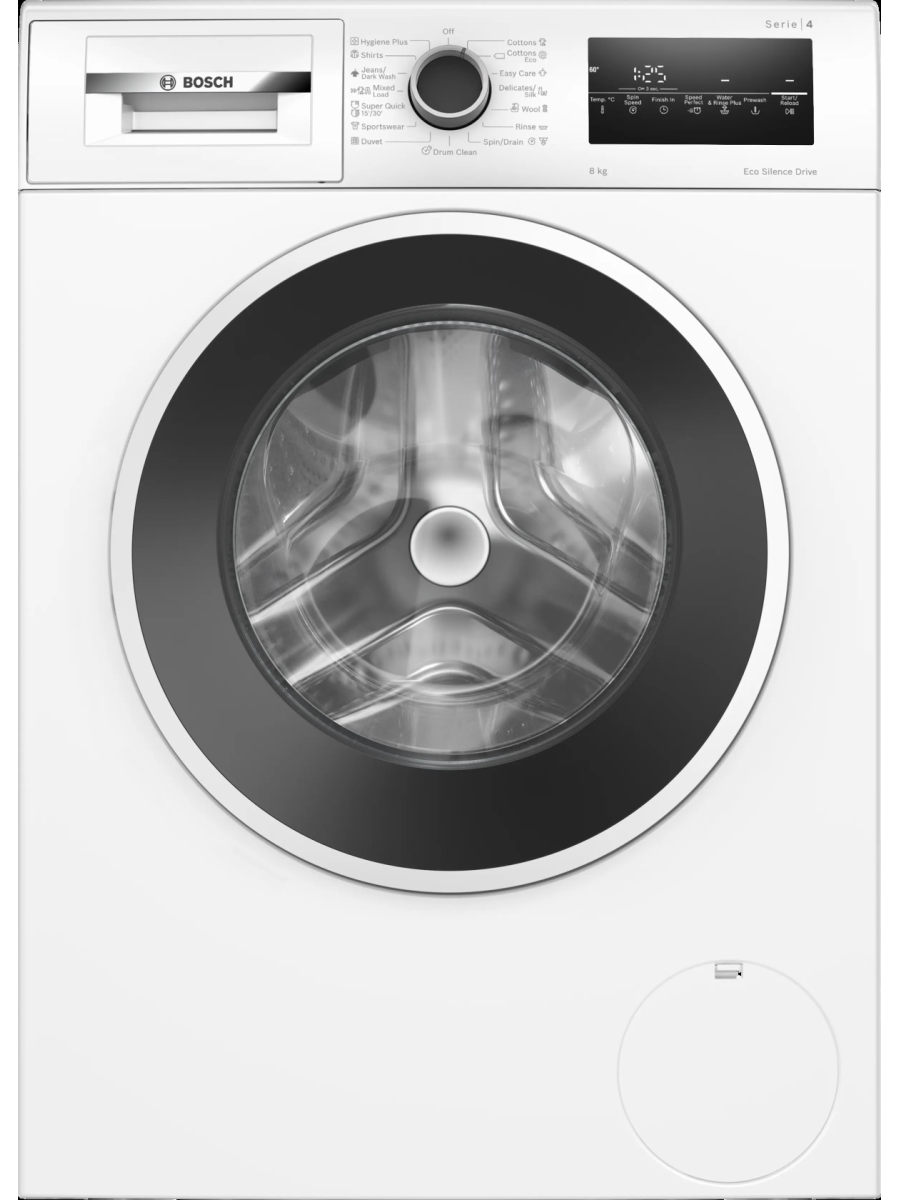 Стиральная машина Bosch Serie 4 WAN28201ME пан. англ. кл: A фронтальная, макс. загрузка:8кг белый