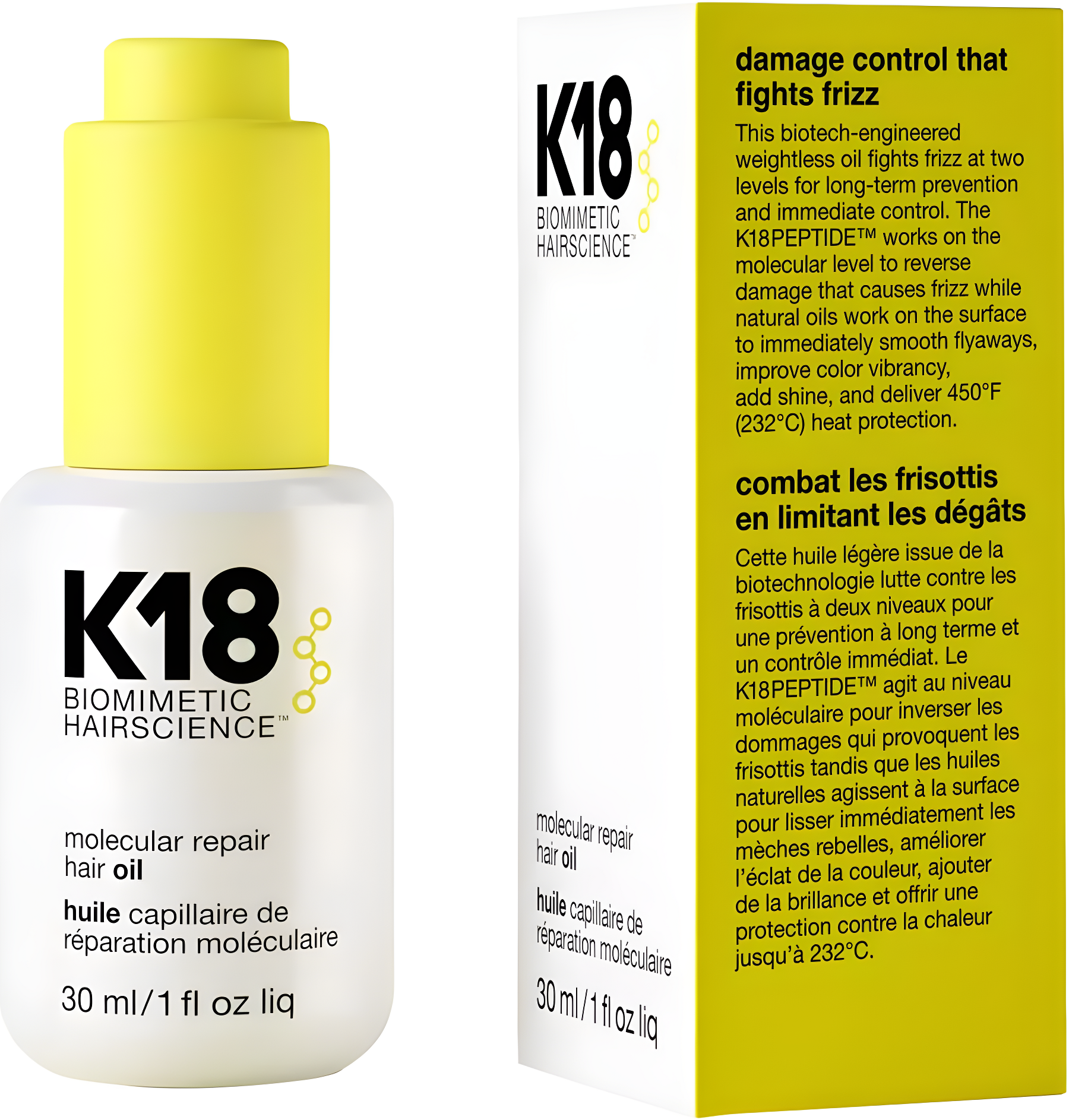 K18 Hair Масло-бустер для молекулярного восстановления волос Molecular Repair Hair Oil 200ml