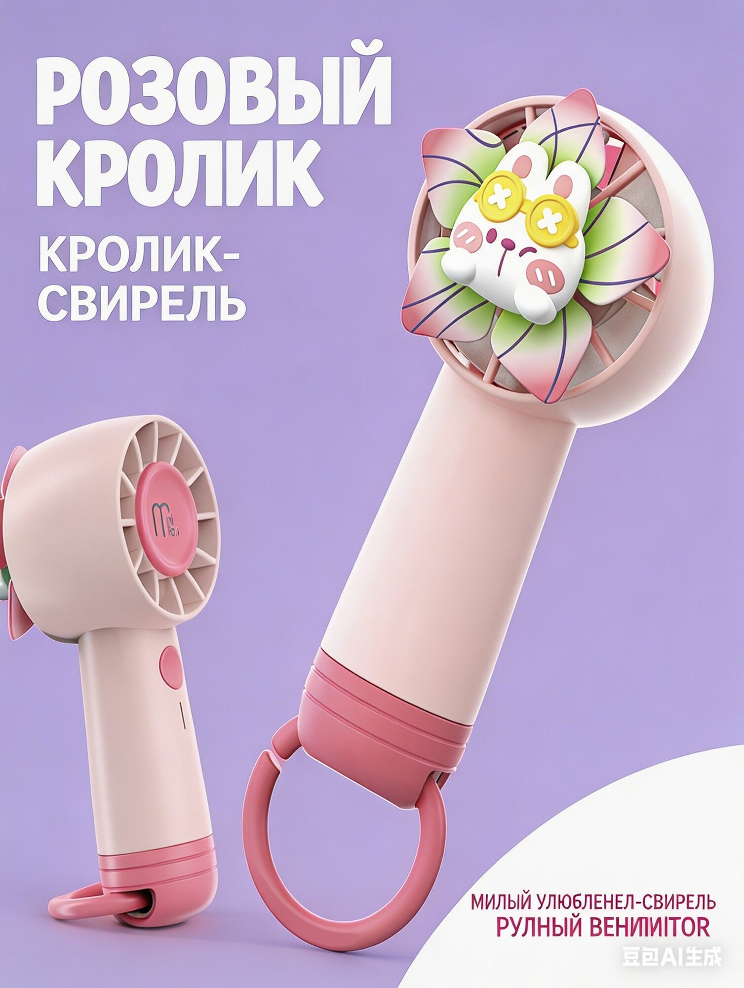 Ручной вентилятор с 3 режимами скорости, бесщеточный мотор, перезаряжаемый, компактный, для спорта, дома и улицы