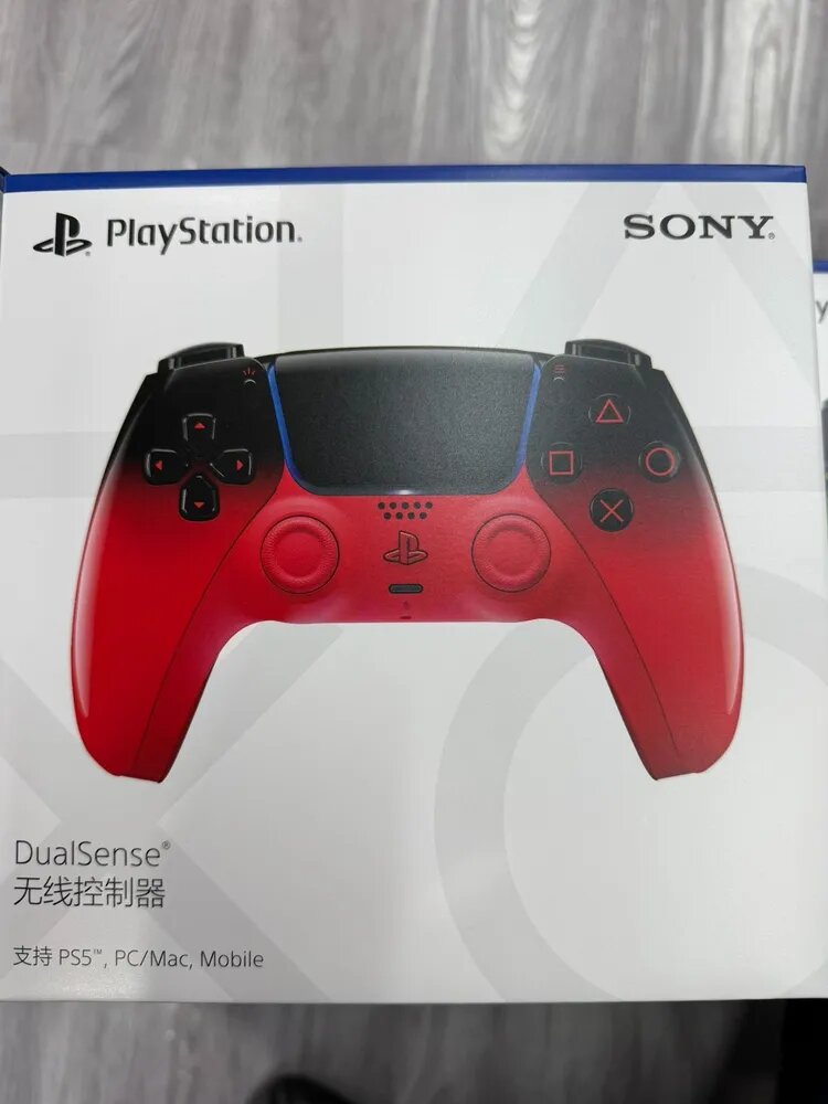 Геймпад беспроводной DualSense для PS5, цвет Техно Красный (Tekno Red), джойстик для PlayStation 5 и ПК Steam
