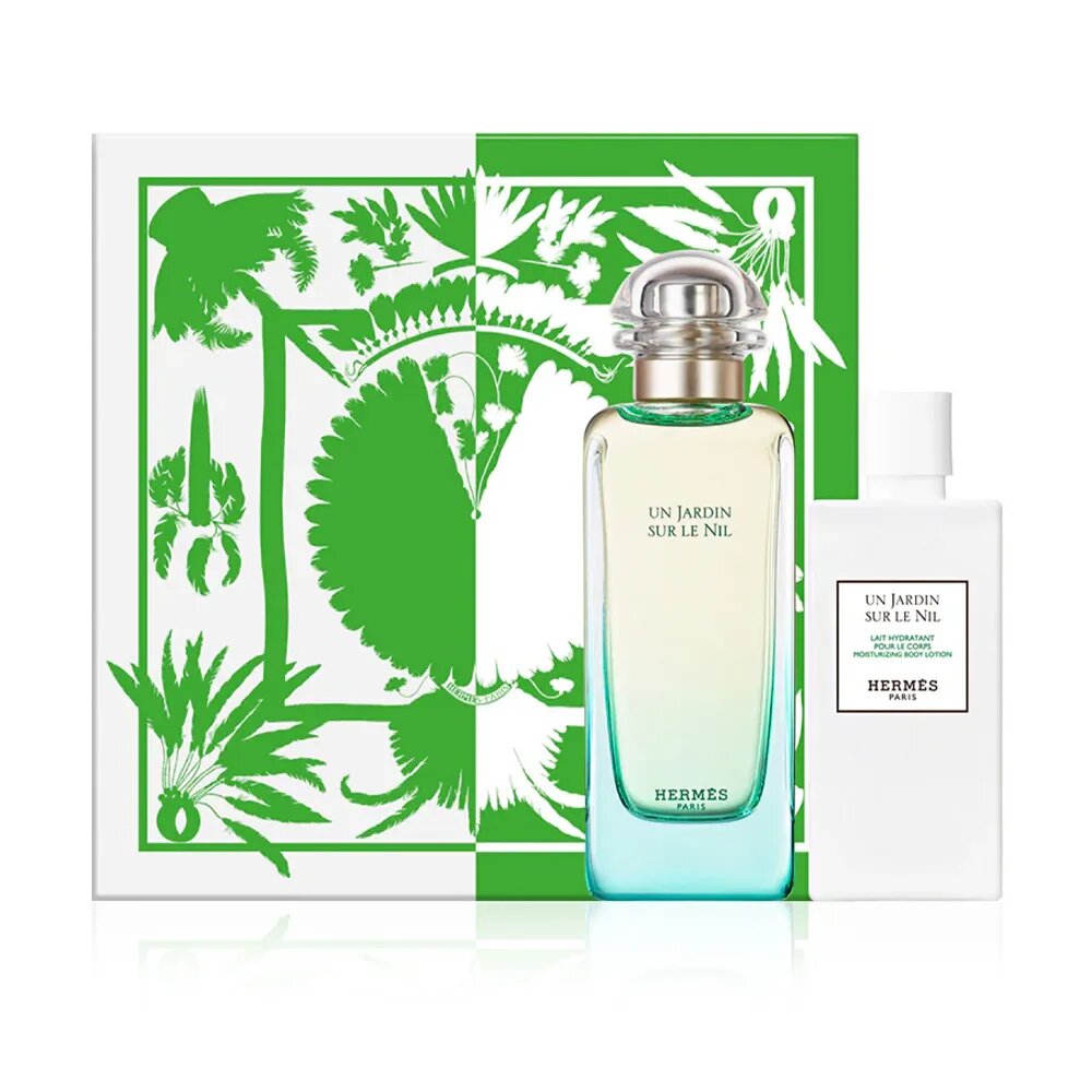 Hermes Un Jardin sur le Nil туалетная вода 100 ml+80 ml лосьон для тела