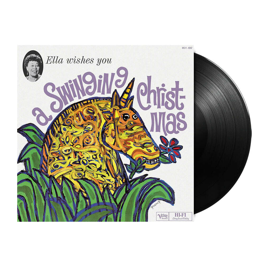 Ella Fitzgerald - Wishes You A Swinging Christmas LP Verve EU Press