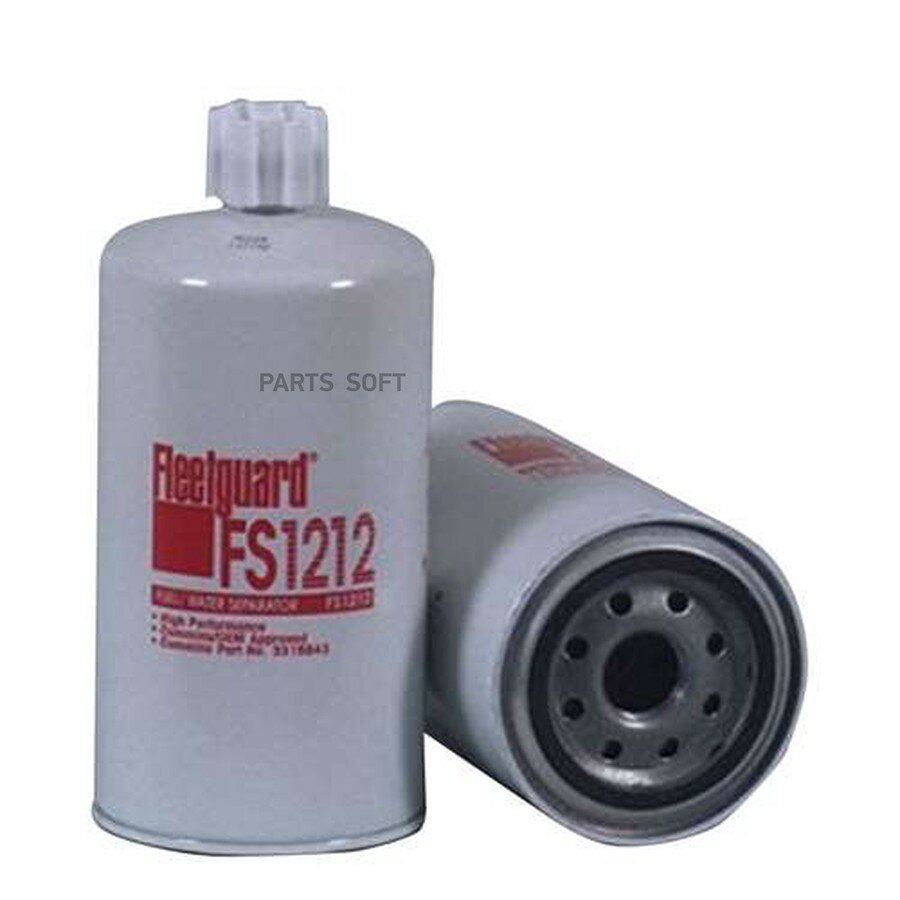 Фильтр топл. FS1212 Fleetguard от официального дистрибьютора, FLEETGUARD, артикул FS1212