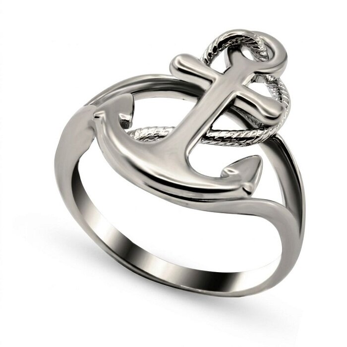 Кольцо, серебро, 925 проба