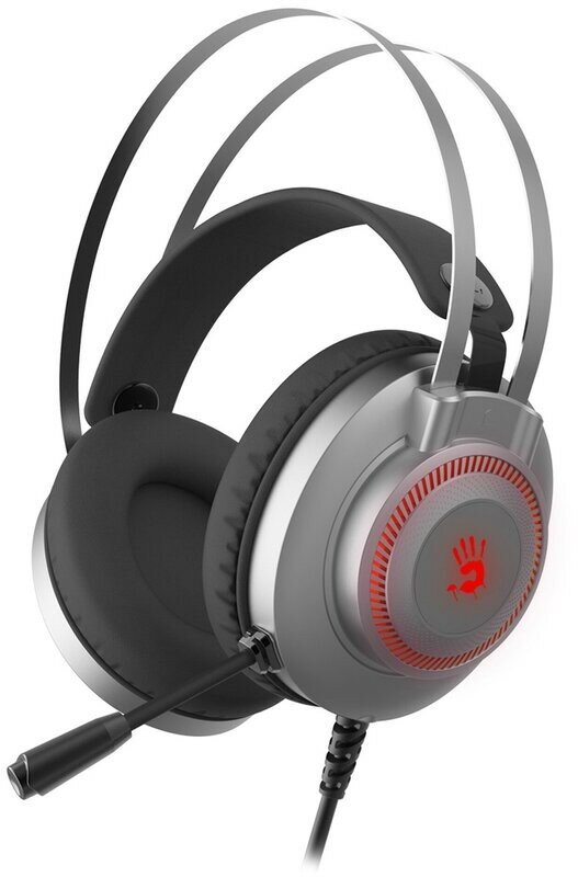 Наушники игровые с микрофоном A4TECH Bloody J200S (серый)