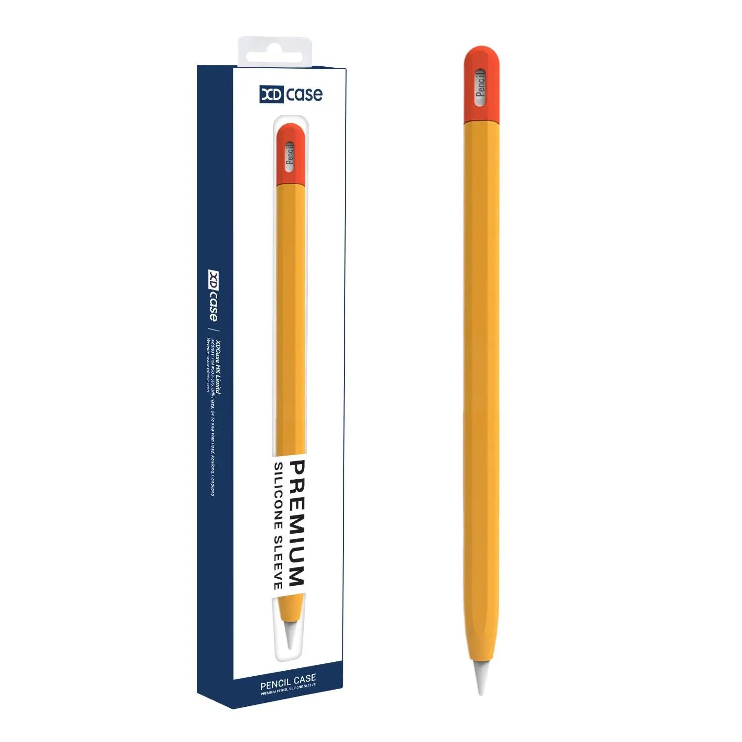 Чехол XDcase для Apple Pencil оранжевый