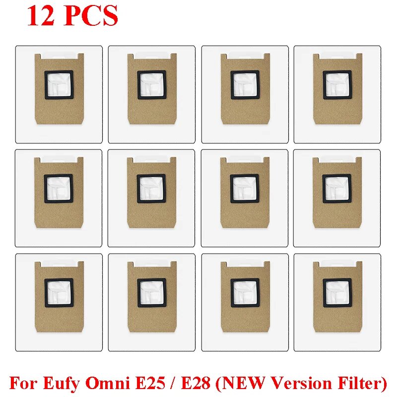 12 шт. Фильтров для Eufy Omni E25/E28, Цвет: 13