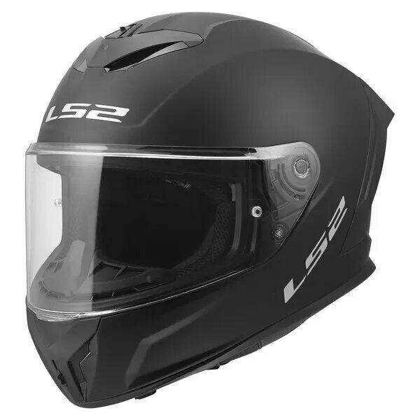 Новый мотошлем LS2 FF820 Rapid III с полной защитой лица, одобренный ECE, для Черный, M, Matt Black