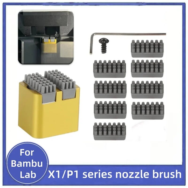 Щетка для сопла Bambu Lab X1/P1 Series Желтый, Nozzle Brush 1Set