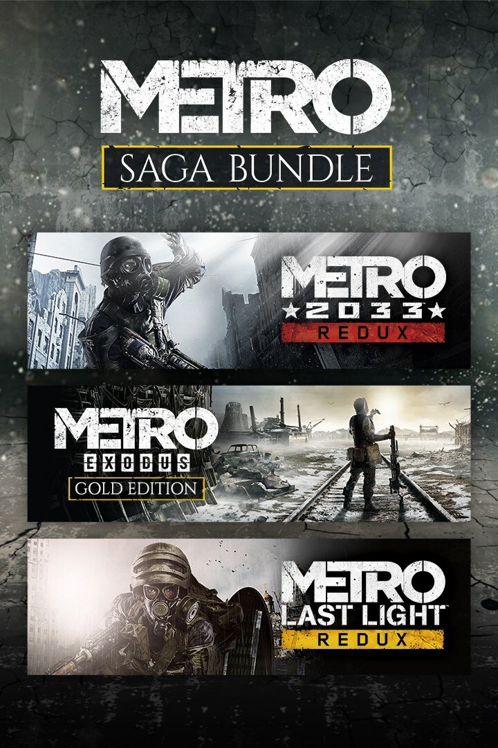 Metro Saga Bundle — ключ активации Xbox / Microsoft Store · Xbox One, Xbox Series X|S · цифровой ключ · любой регион