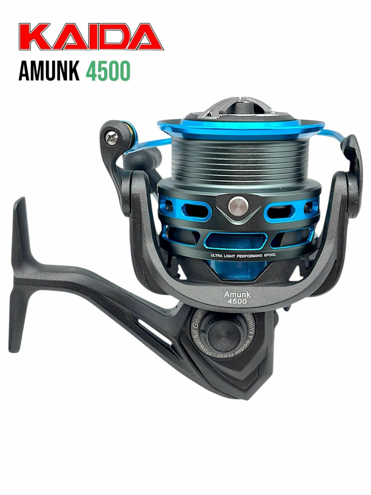 Катушка фидерная Kaida Amunk 4500 5+1 на донку, фидер, кайда амунк