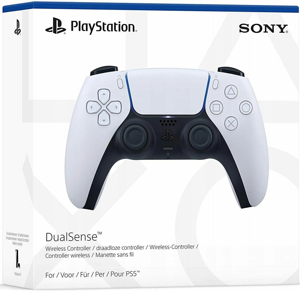 Геймпад DualSense Wireless Controller, Bluetooth, Проводной, белый