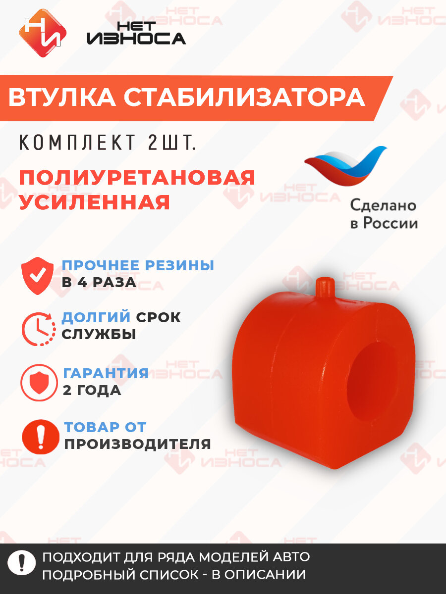 Втулка стабилизатора передней подвески NB568-2 для а/м ВАЗ-2101-2107